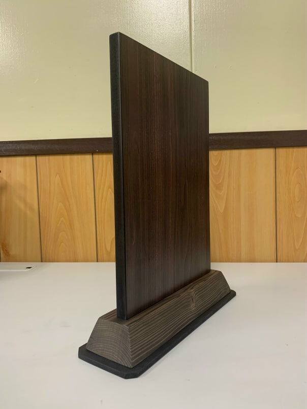 (LARGE) 9" x 13" Stone & Wood Desk Plaque #ST-913DP-01 – JapanGifts.jp